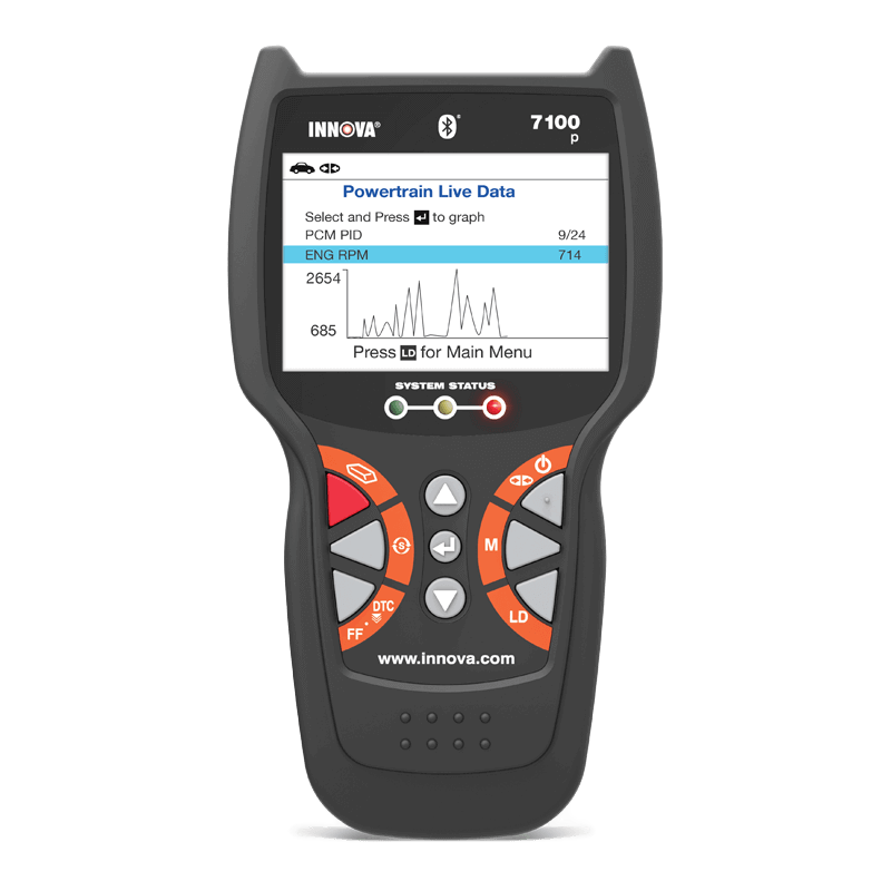 7100p Obd2 Scantool With Abs Srs Innova